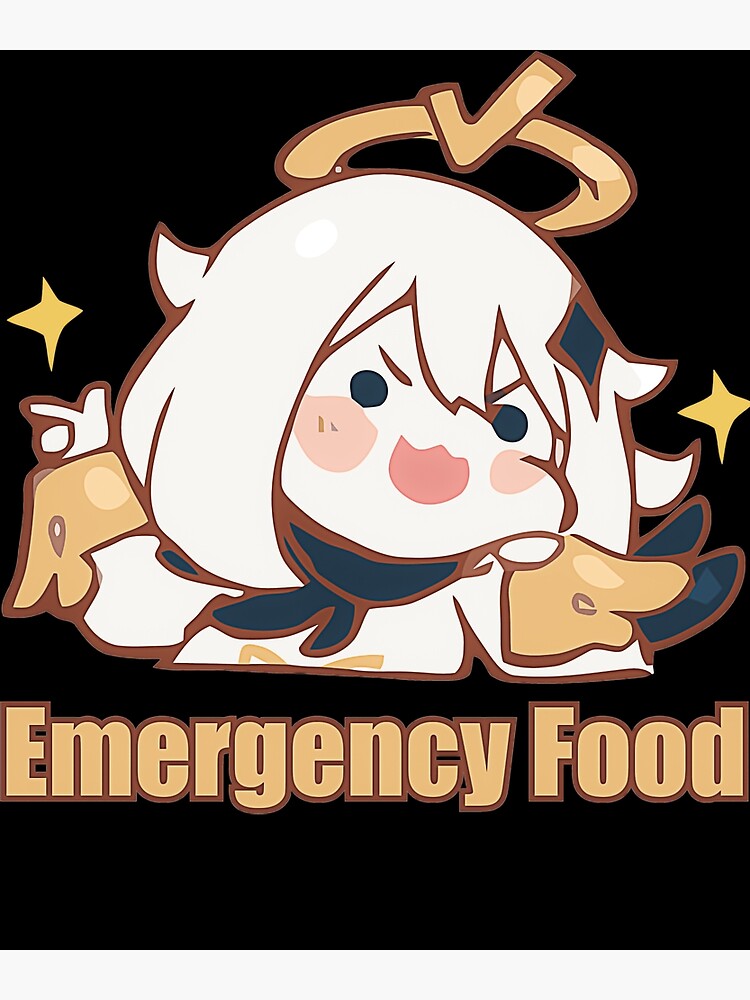 "Genshin Impact Paimon Genshin Impact Emergency Impact" Poster for Sale ...