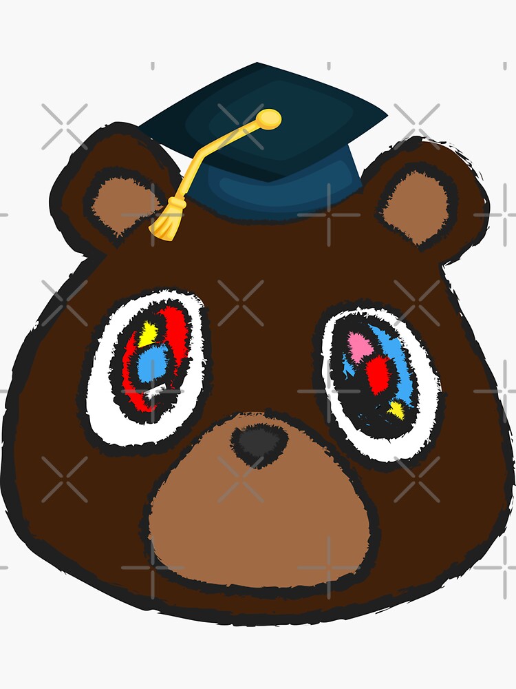 "Graduation bear" Sticker for Sale by wadiishop | Redbubble