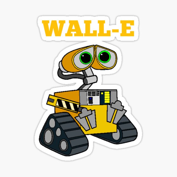 "Wall-e" Sticker for Sale by VINOSILVER | Redbubble