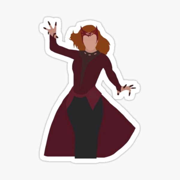 "wanda" Sticker for Sale by marvelposters | Redbubble