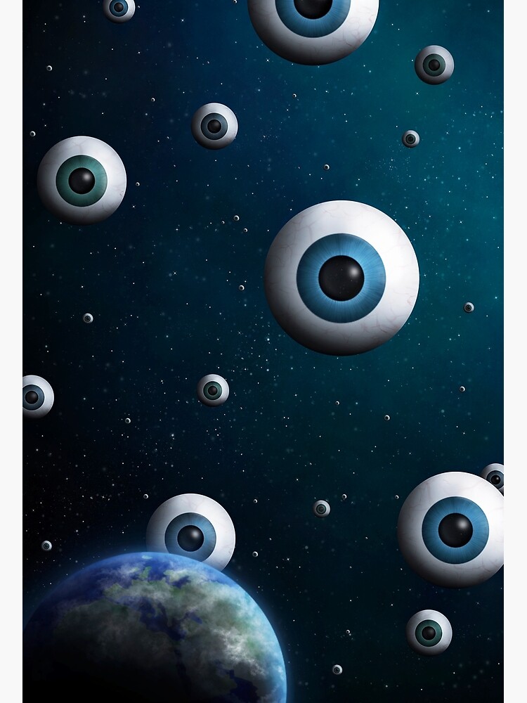 "space eyes" Poster for Sale by danksatan666 | Redbubble