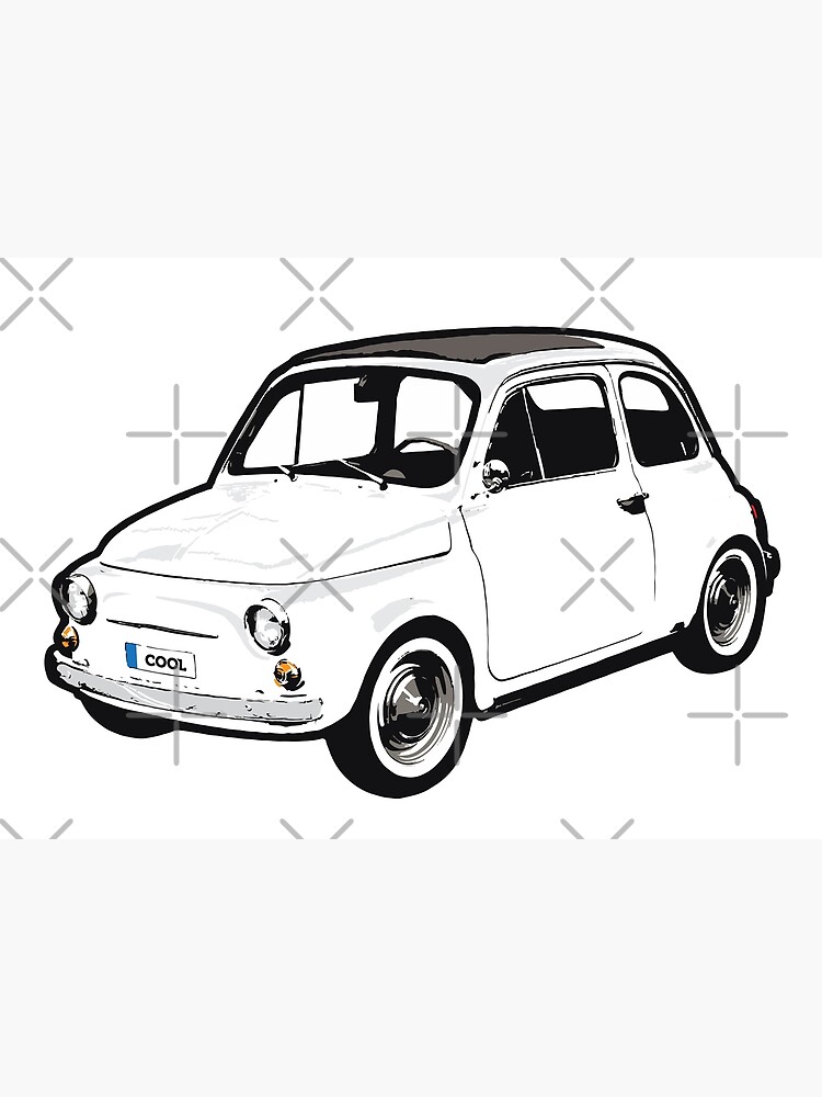"White Classic FC Car" Poster for Sale by CoolRide | Redbubble