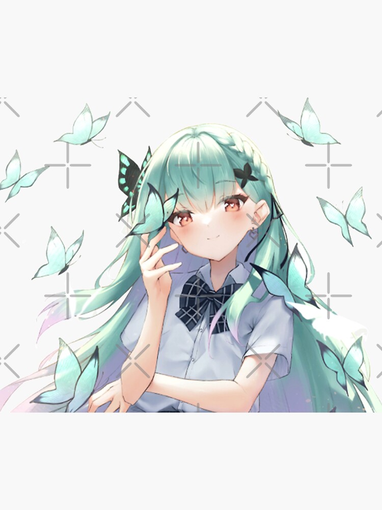 "Uruha Rushia vtuber" Sticker by elzedd | Redbubble