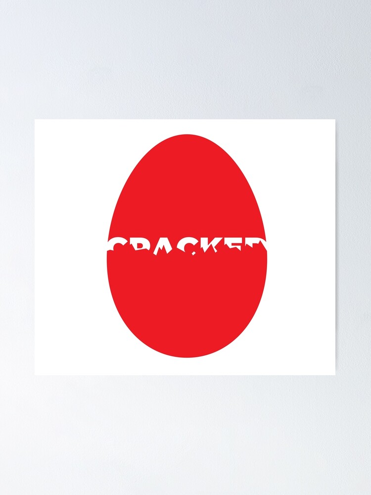 "Cracked" Poster for Sale by waiwarna | Redbubble