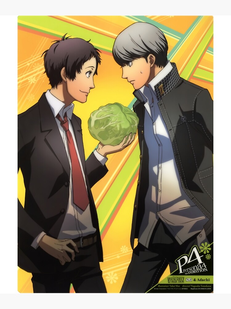 "Adachi and Yu (Animation Cover.) " Poster for Sale by SheaparfaitArt ...