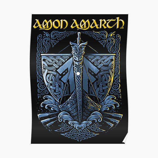 "Best amon amarth artwork - logo" Poster for Sale by ikeyhoeh8 | Redbubble