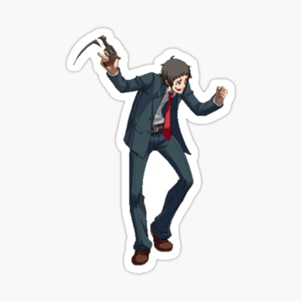 "Adachi Mockin_ " Sticker by SheaparfaitArt | Redbubble