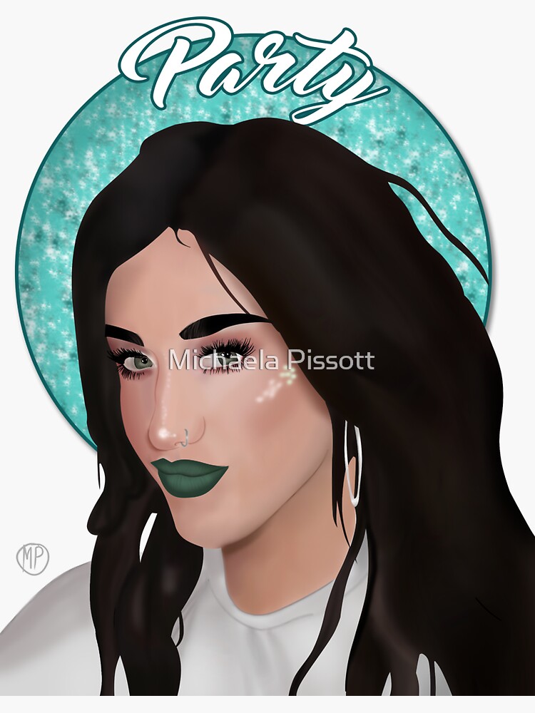 "Adore Delano "Party"" Sticker for Sale by mpissott | Redbubble