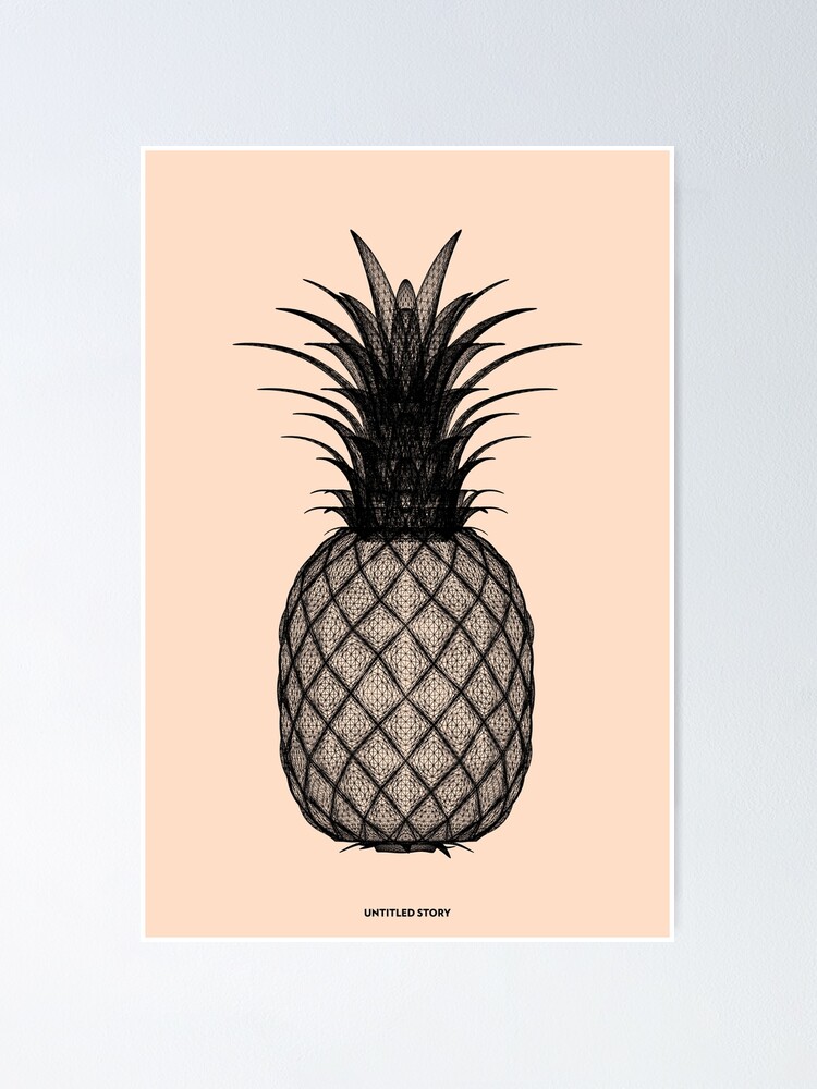 "Ananas pastel" Poster for Sale by untitledstory | Redbubble