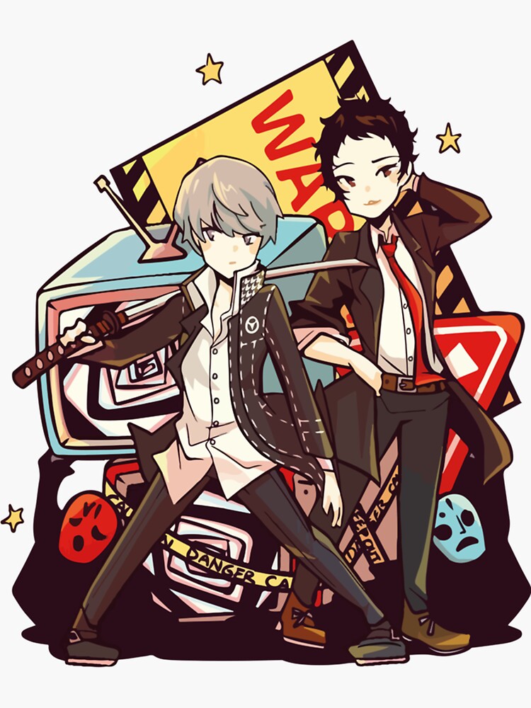 "Adachi Tohru " Sticker by SheaparfaitArt | Redbubble