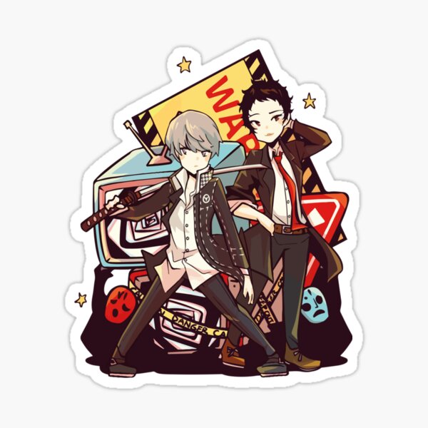 "Adachi Tohru " Sticker by SheaparfaitArt | Redbubble