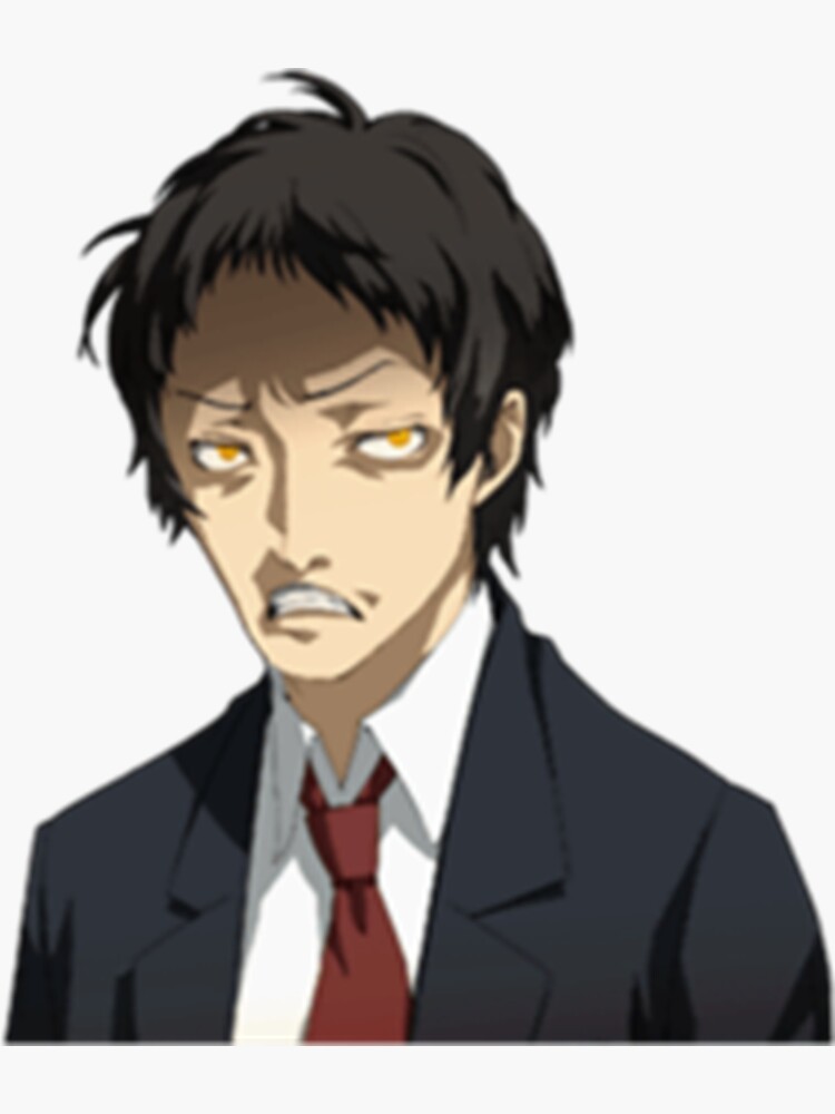 "Damn Creepy Adachi " Sticker for Sale by SheaparfaitArt | Redbubble