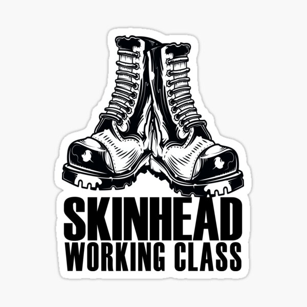 "Skinhead Working Class" Sticker for Sale by Mindriot-Design | Redbubble