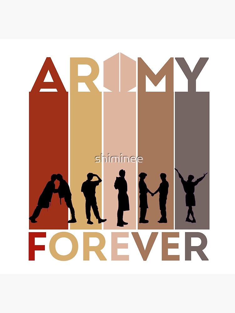 "BTS ARMY OT7 FOREVER | Boho" Poster for Sale by shiminee | Redbubble