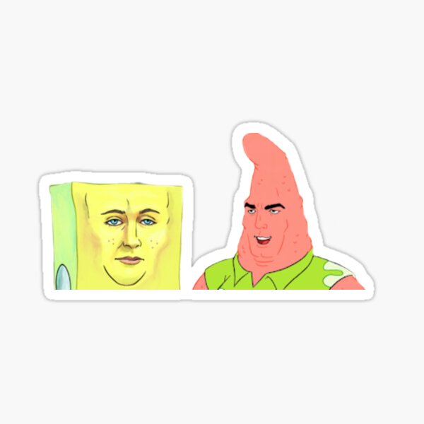 "spongebob and patrick sticker pack" Sticker for Sale by jaynelem ...