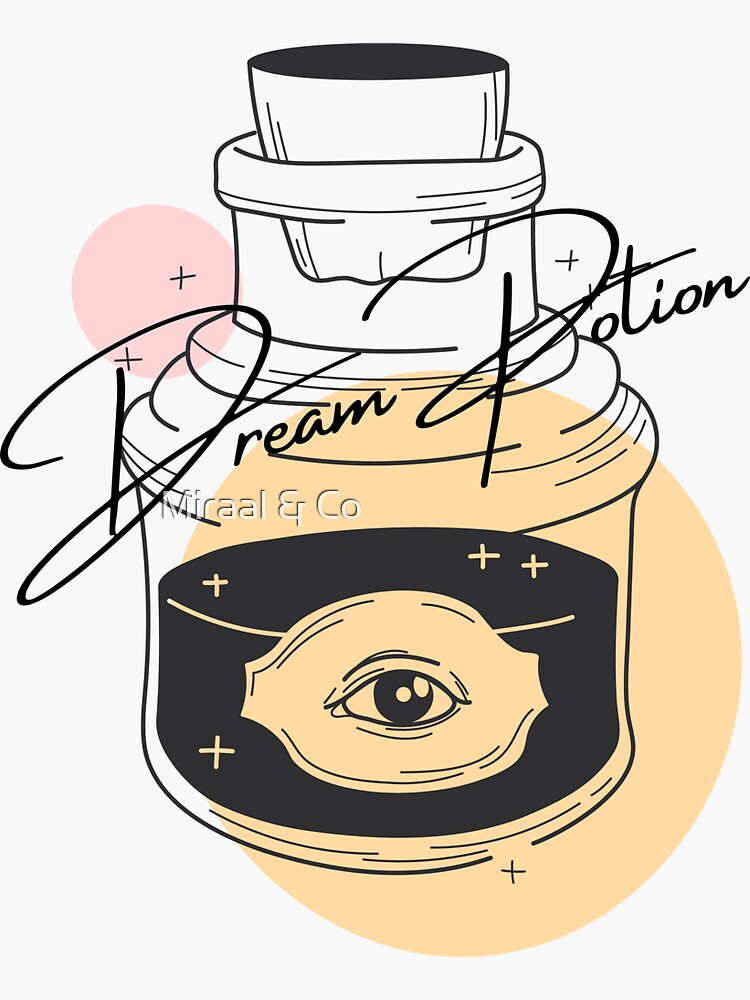 "Dream Potion, Dreamer Potion, potion" Sticker for Sale by rabiaash47 ...