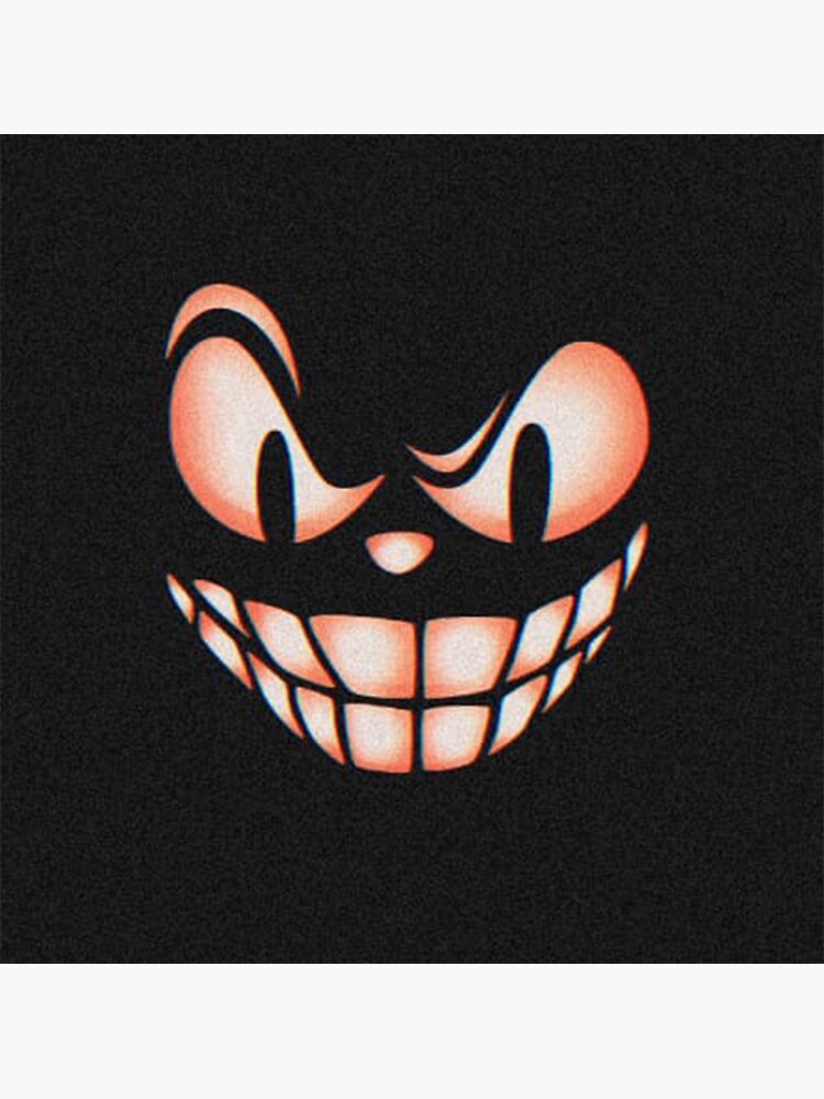 "sinister face" Sticker for Sale by Anass07 | Redbubble