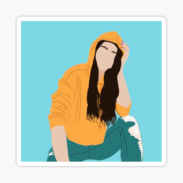 "Faceless" Sticker for Sale by CollectionLuv | Redbubble