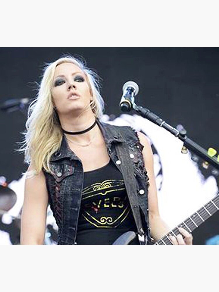 "Nita Strauss Rock And Roll Poster Art" Sticker by janayeki82 | Redbubble