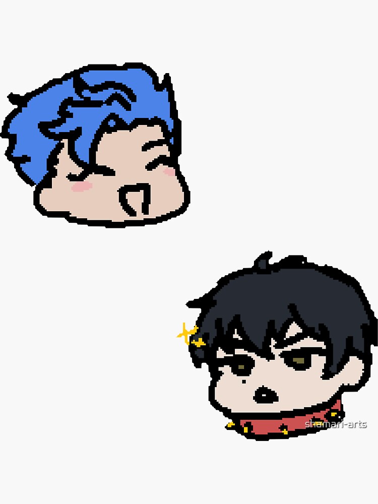 "tadaai" Sticker for Sale by shamari-arts | Redbubble