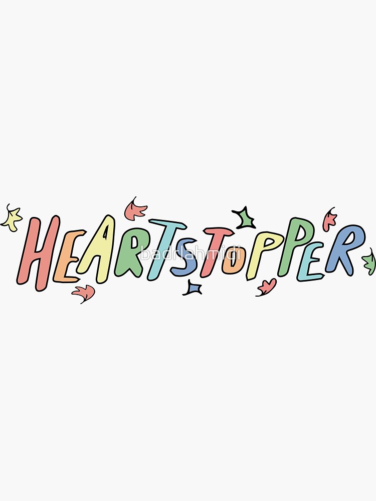 "Heartstopper" Sticker by badrlahmidi | Redbubble