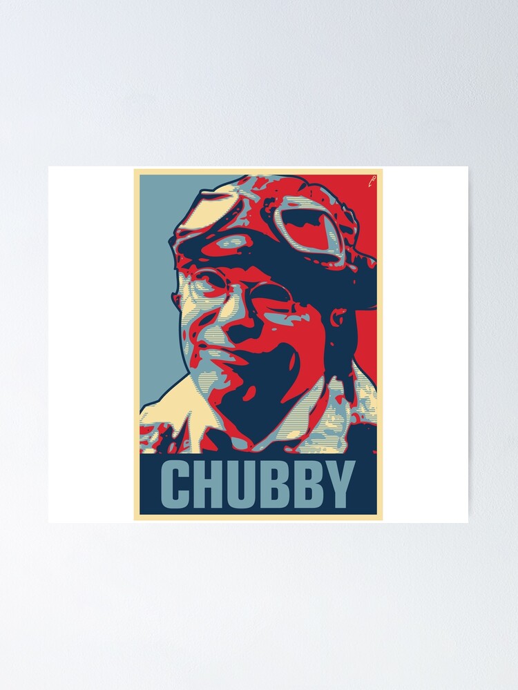 "Chubby" Poster for Sale by DAFTFISH | Redbubble