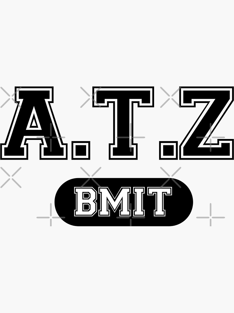 "Atz bmit amazing " Sticker for Sale by Purpleisbetter | Redbubble