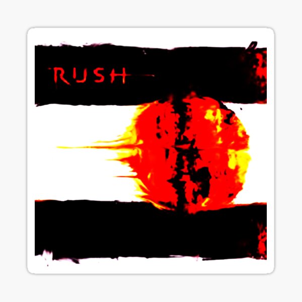 "BEST TRENDING RUSH LOGO" Sticker by balistreri701 | Redbubble