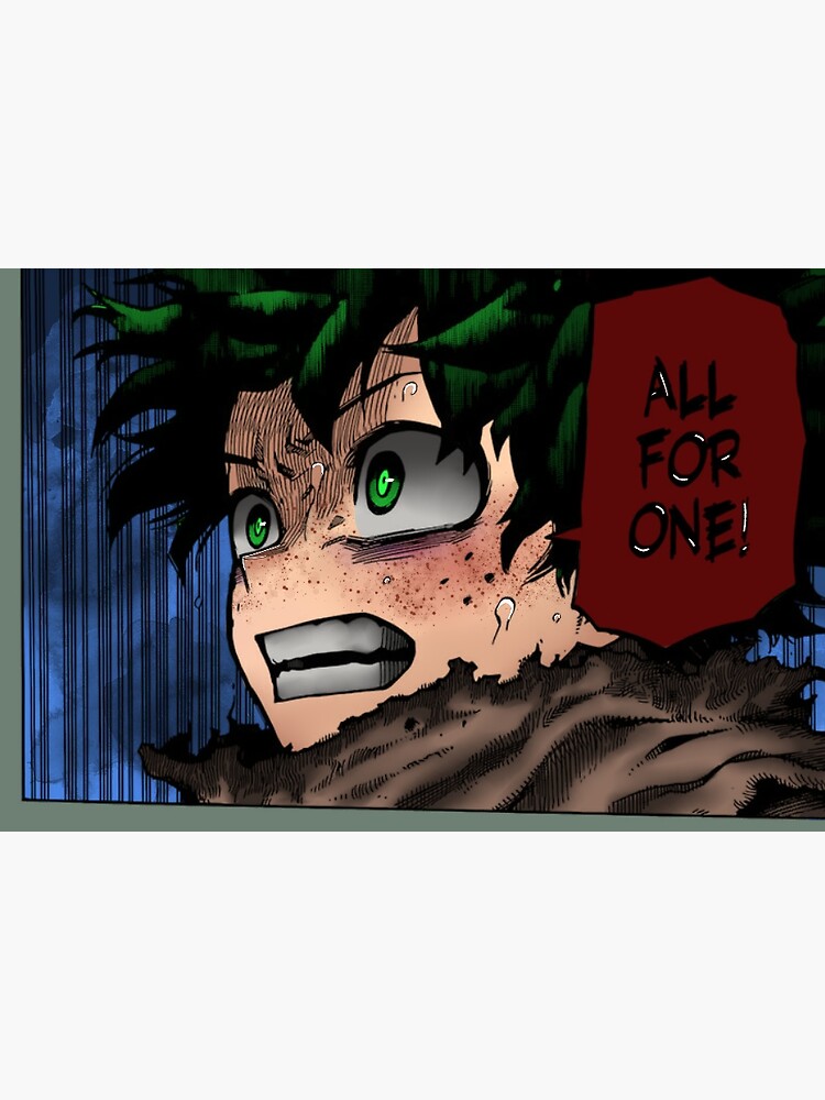 "Deku colored panel" Sticker for Sale by Syllria | Redbubble