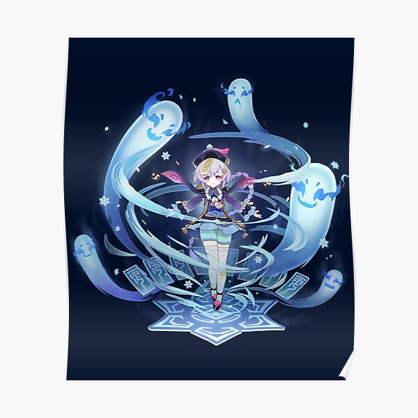 Póster «Genshin Impact - Qiqi Official Character Wish - Gacha Splash ...