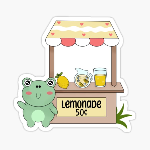 "Paul’s Lemonade Stand" Sticker for Sale by TeeanaDesigns | Redbubble