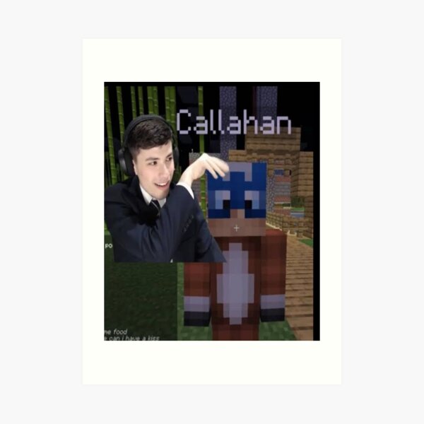 " callahan dream smp face" Art Print for Sale by bestizeyy | Redbubble