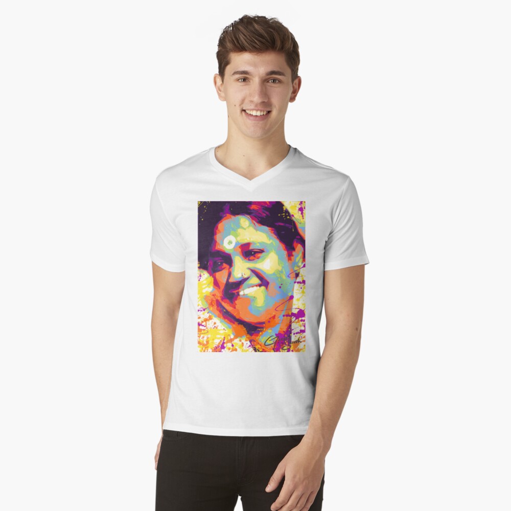 "Modern Abstract Colourful Portrait Mata Amritanandamayi Amma" Sticker ...