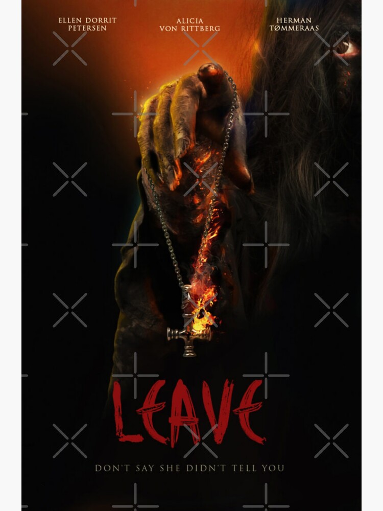 "Leave movie posters" Sticker for Sale by Fizashop | Redbubble