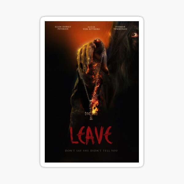 "Leave movie posters" Sticker for Sale by Fizashop | Redbubble