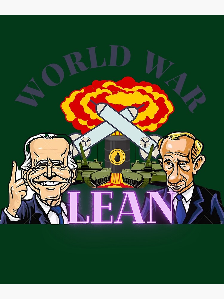 "world war lean cartoon " Poster for Sale by JacksonStephen | Redbubble