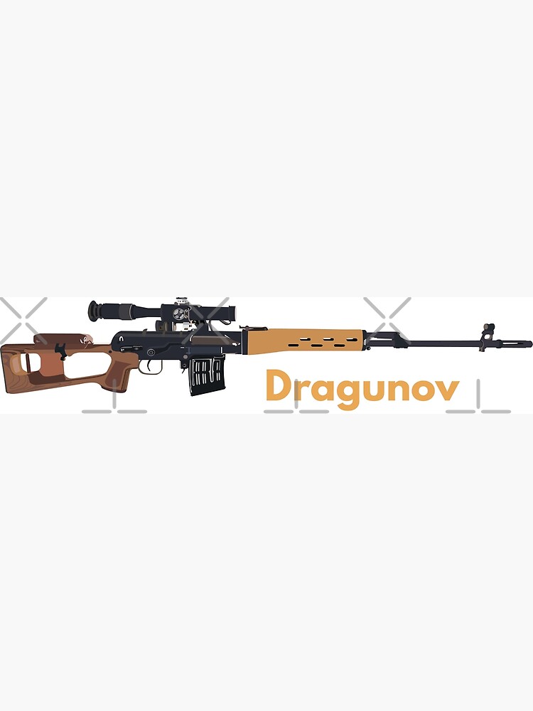 "Dragunov SVD-63 Soviet Sniper Rifle" Poster for Sale by NorseTech ...