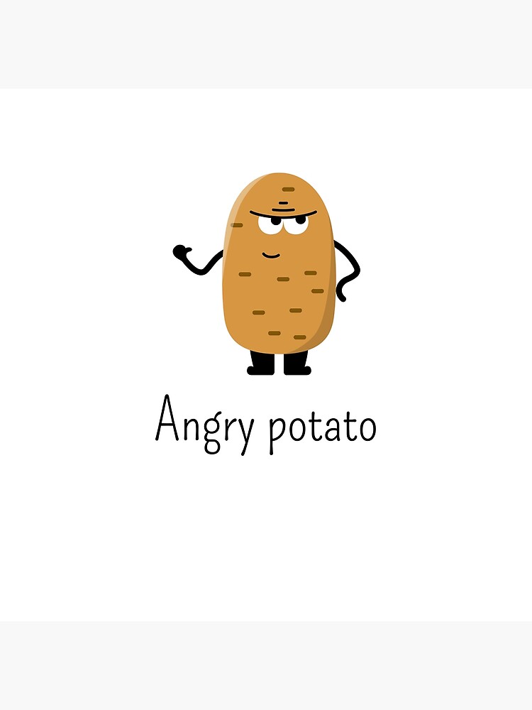 "Angry potato" Poster for Sale by didine1995 | Redbubble