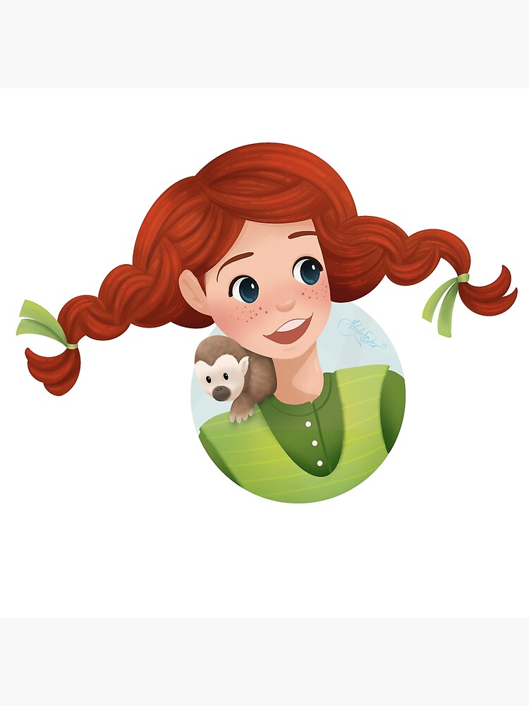 "Pippi & Mr. Nilsson" Poster for Sale by LunarFoxID | Redbubble