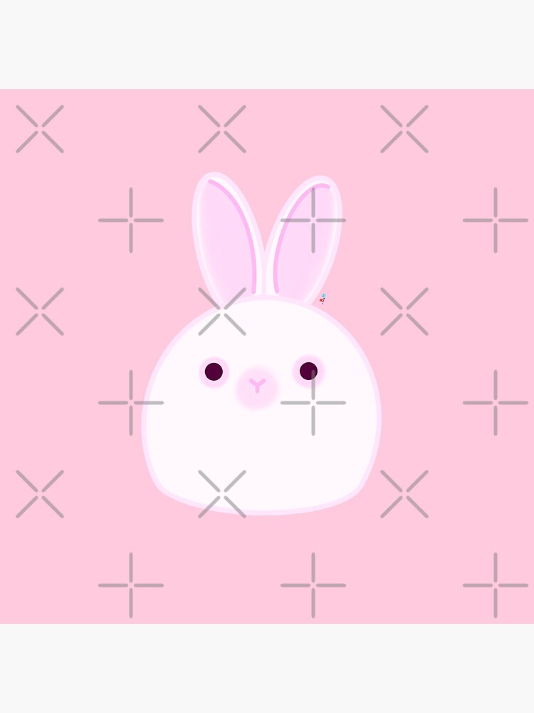 "Bunny blob" Poster for Sale by MeowMeowsShop | Redbubble