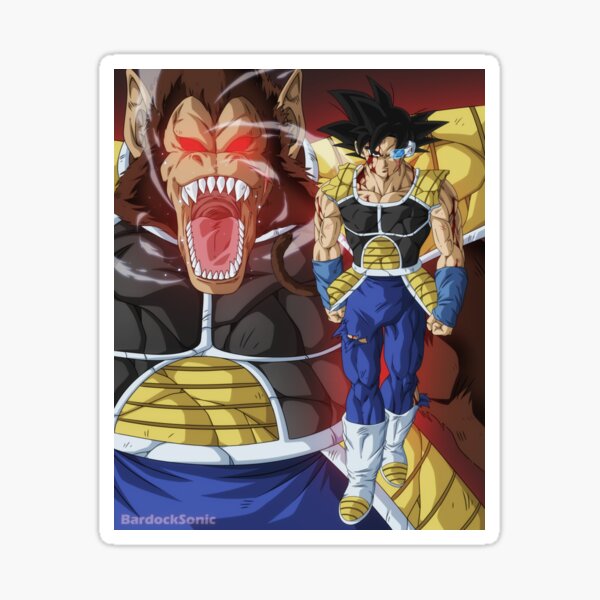 "Bardock" Sticker for Sale by BardockSonic | Redbubble