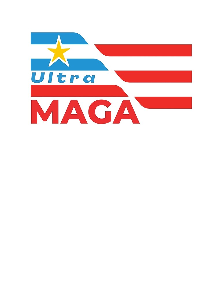 "Ultra MAGA Flag Logo" Poster for Sale by mrre4u | Redbubble