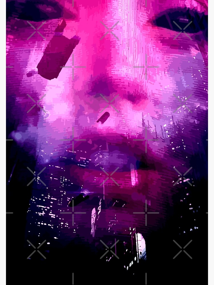 "BLADE RUNNER 2049 cyberpunk illustration city of Joi" Poster for Sale ...