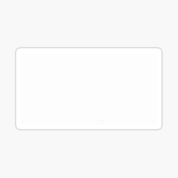 "Plain White" Sticker for Sale by CHILLICA | Redbubble