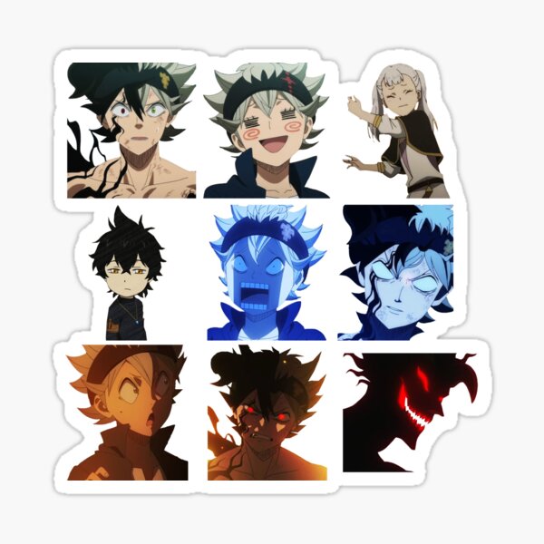 "Black Clover Black Bulls Stickers pack 05" Sticker for Sale by Boutaje ...