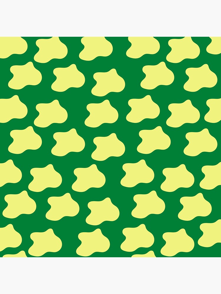 "Yellow Spot Blot Splash Shapeless Form" Sticker for Sale by TRIION ...