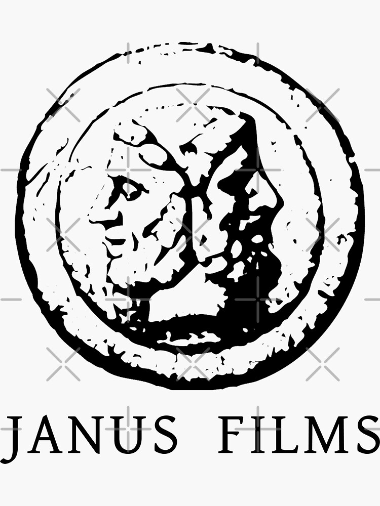 "Janus Films Art house cinema" Sticker for Sale by Oddpit | Redbubble