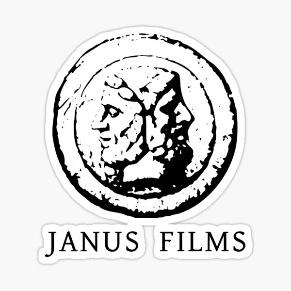 "Janus Films Art house cinema" Sticker for Sale by Oddpit | Redbubble
