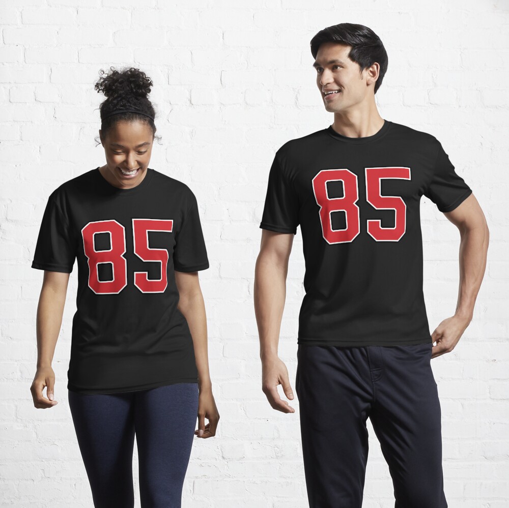 "Sports Number 85, red black color lucky sport eighty five" Sticker for ...