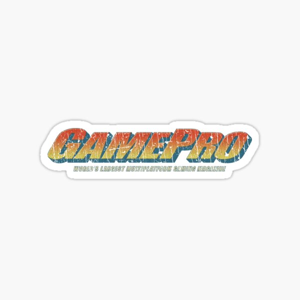 "GamePro Magazine 1989" Sticker by AstroZombie6669 | Redbubble